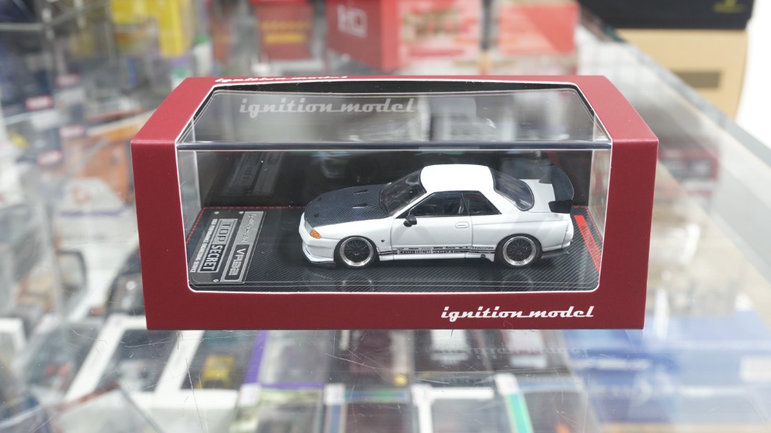 [現貨] Ignition Model 1/64 TOP SECRET GT-R (VR32) Matte Pearl White, 興趣及遊戲, 玩具 & 遊戲類 - Carousell