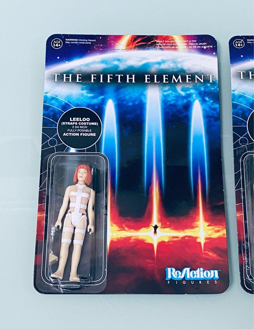 全新未開/ ReAction FIGURES - 電影第5元素 The Fifth Element 男女主角Figure (Korben ...