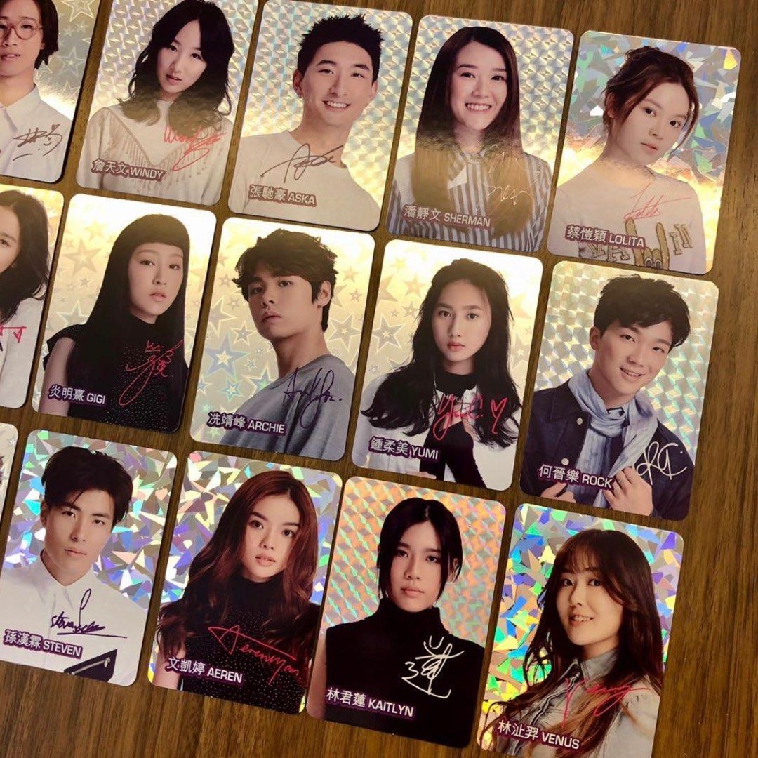 (最後一套!) 全新 TVB 官方聲夢傳奇閃卡 Starts Academy Card After Class 姚焯菲 炎明熹 鍾柔美 詹天文 張馳豪 Chantel Yiu Yumi ...