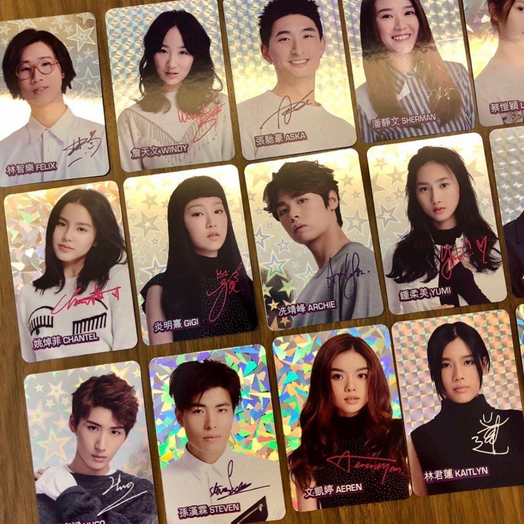 (最後一套!) 全新 TVB 官方聲夢傳奇閃卡 Starts Academy Card After Class 姚焯菲 炎明熹 鍾柔美 詹天文 張馳豪 Chantel Yiu Yumi ...