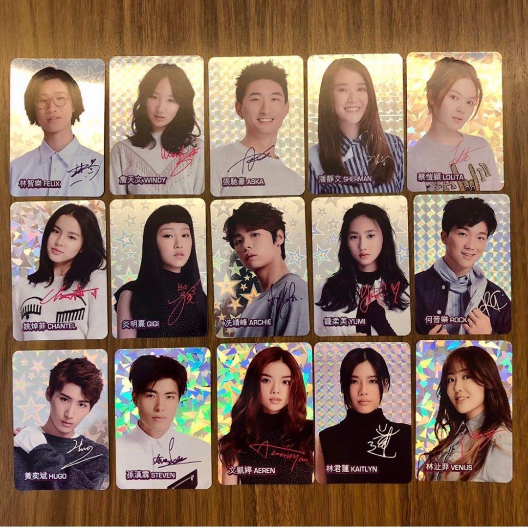 (最後一套!) 全新 TVB 官方聲夢傳奇閃卡 Starts Academy Card After Class 姚焯菲 炎明熹 鍾柔美 詹天文 張馳豪 Chantel Yiu Yumi ...