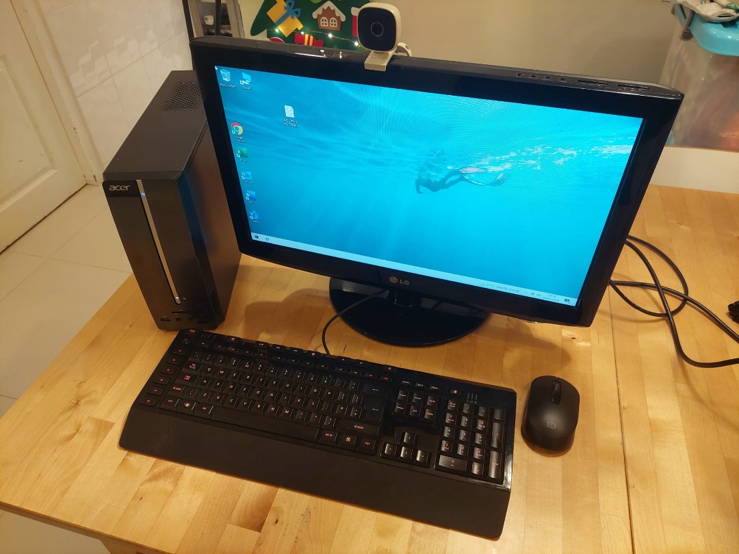 Acer PC with Monitor (complete set, ready to go!!), Computers & Tech ...