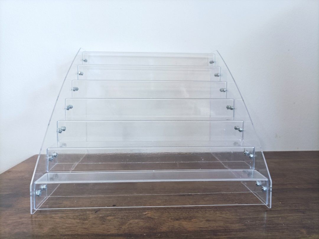 Acrylic Display Stand 7 tier, Furniture & Home Living, Home Improvement ...