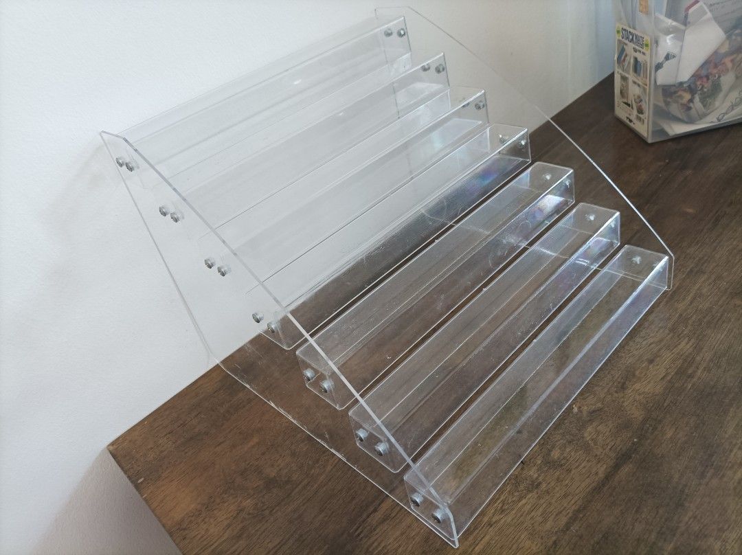Acrylic Display Stand 7 tier, Furniture & Home Living, Home Improvement ...