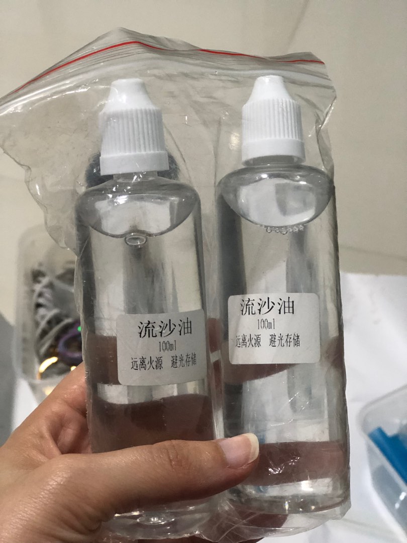 Acrylic Pour Oil Quicksand / UV Epoxy Resin Silicone Liquid 100ml ...