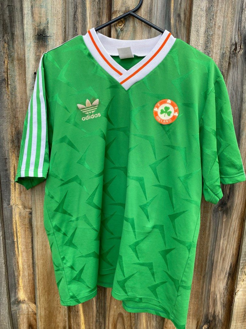 Adidas Republic of Ireland National Team Home Jersey 1990 FIFA World ...