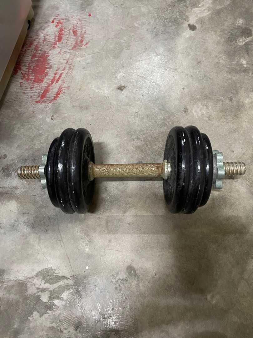 Adjustable dumbell, Sports Equipment, Exercise & Fitness, Weights ...