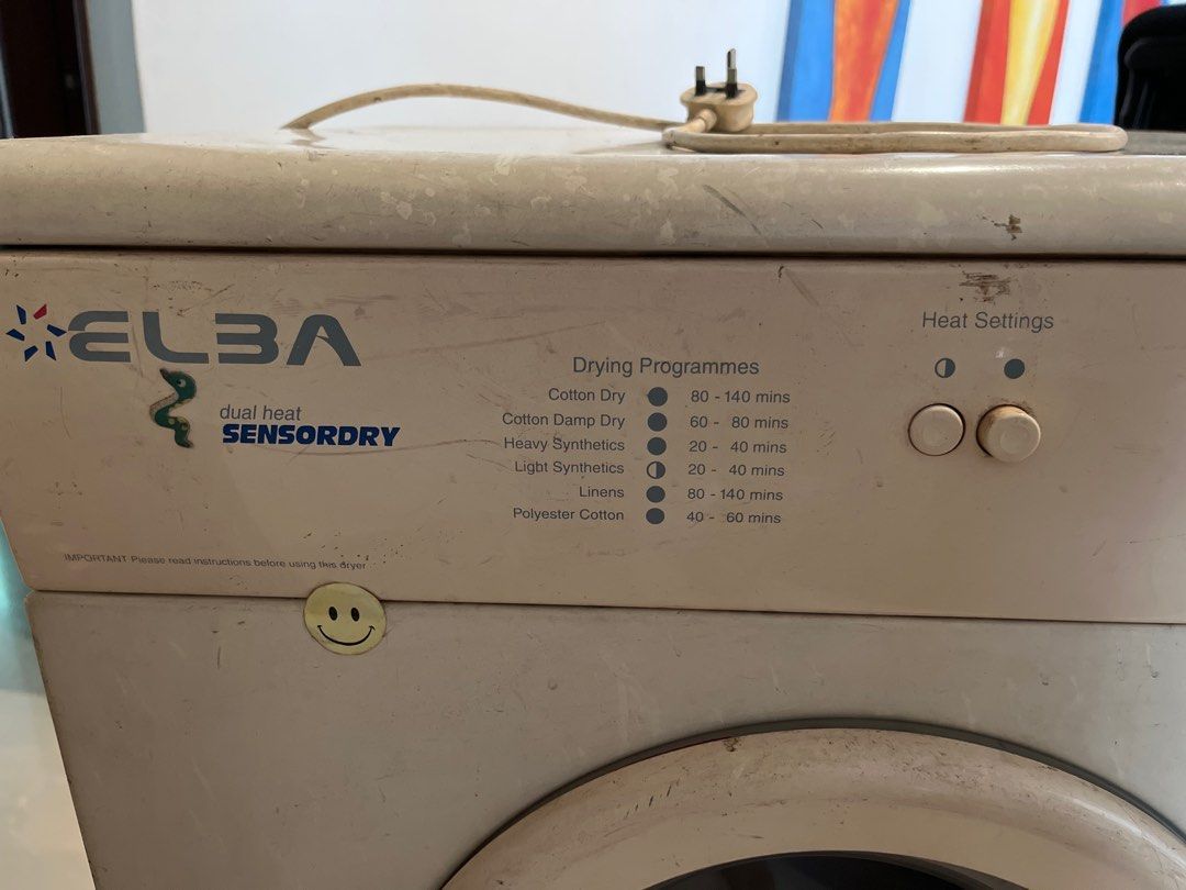 Elba Clothes Dryer, TV & Home Appliances, Washing Machines and Dryers ...