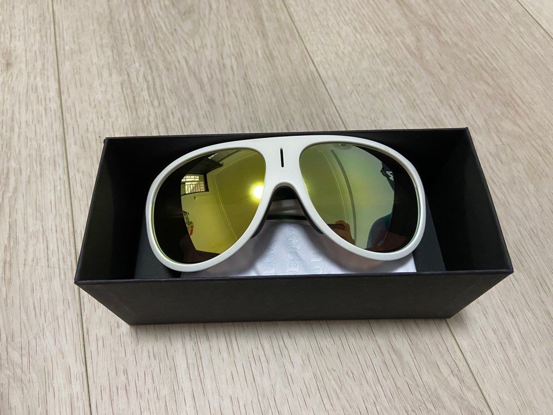 Alba Optics Solo White Vzum Leaf, Sports Equipment, Bicycles & Parts ...