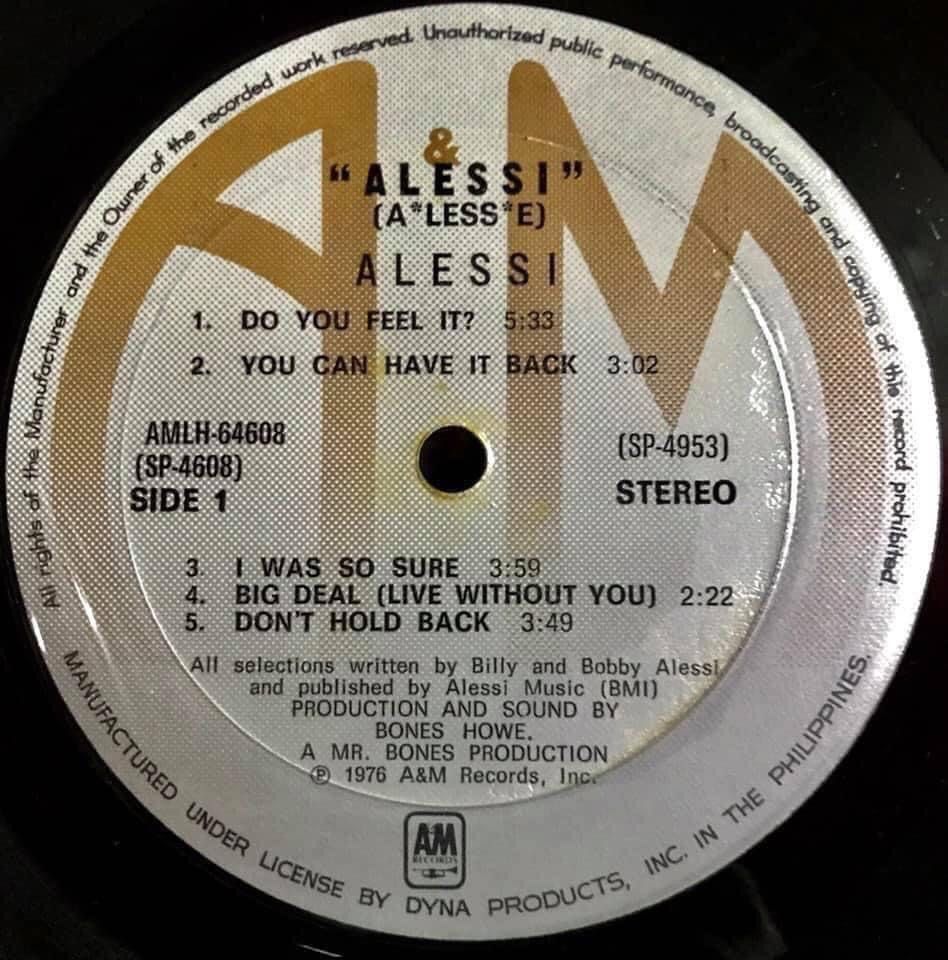 ALESSI - ALESSI LP OH,LORI, Hobbies & Toys, Music & Media, Vinyls on ...