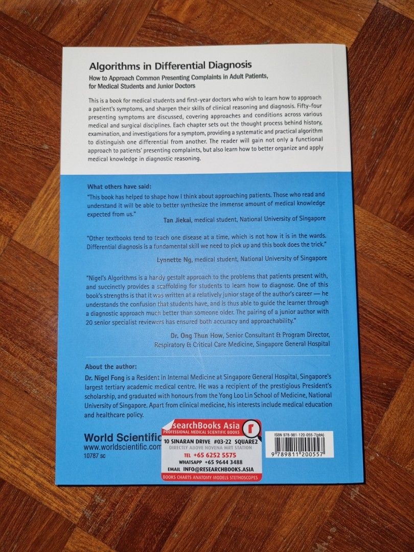 Algorithms in differential diagnosis by Nigel Fong, Hobbies & Toys ...