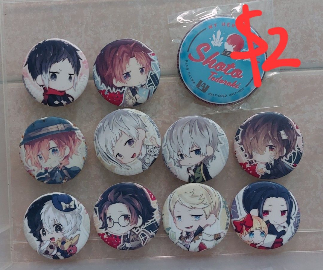 anime and manga merch official & unofficial (bsd, hyp mic), Hobbies ...