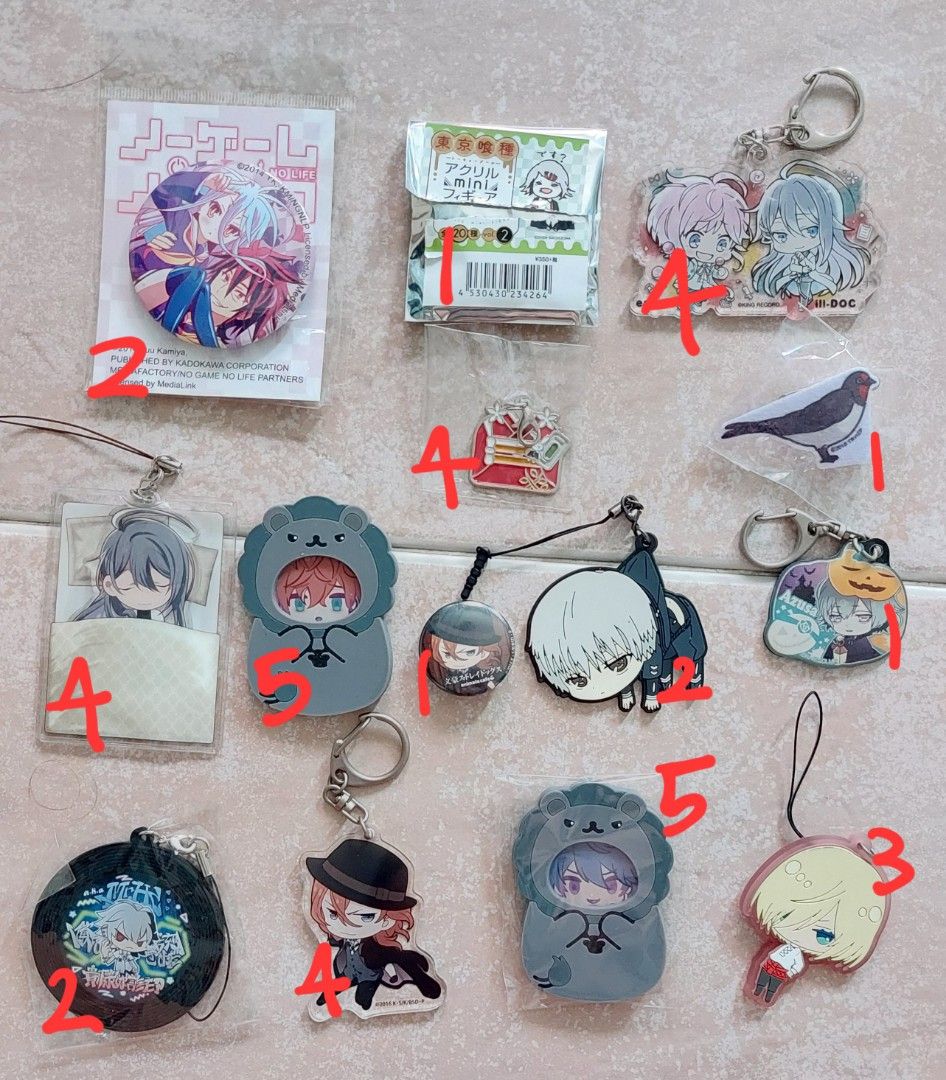 anime and manga merch official & unofficial (bsd, hyp mic), Hobbies ...