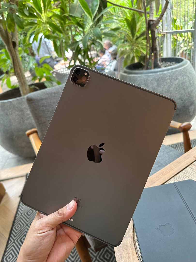 Apple iPad Pro 11 inch M1 128 GB WIFI+ Cell Space Grey, Telepon Seluler ...