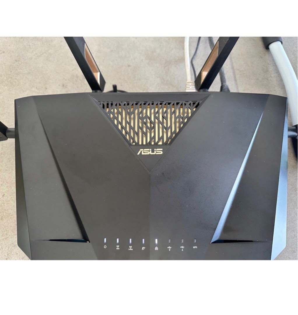 Asus rt - ax88 dual band ax6000 smart wifi 6 router (8gigabit lan port ...