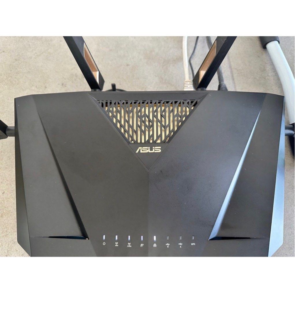 Asus rt - ax88 dual band ax6000 smart wifi 6 router (8gigabit lan port ...