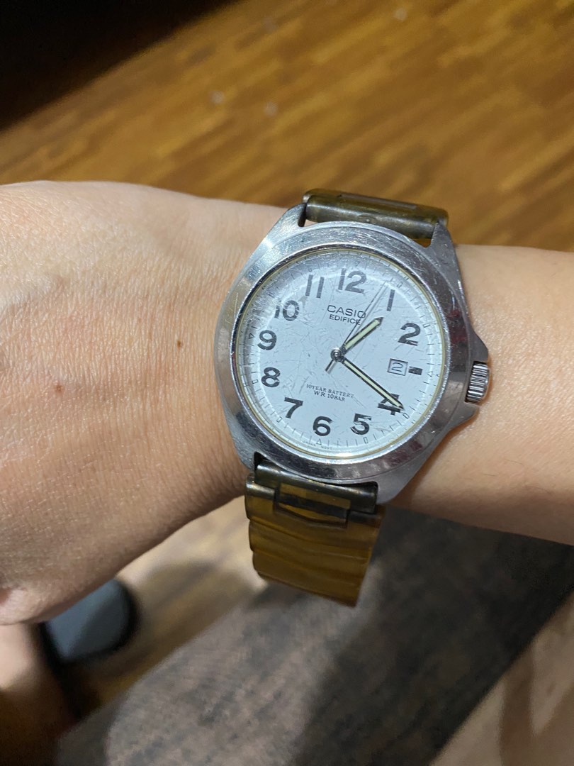 Authentic Casio Edifice Mens Watch 10 Bar, Men's Fashion, Watches ...