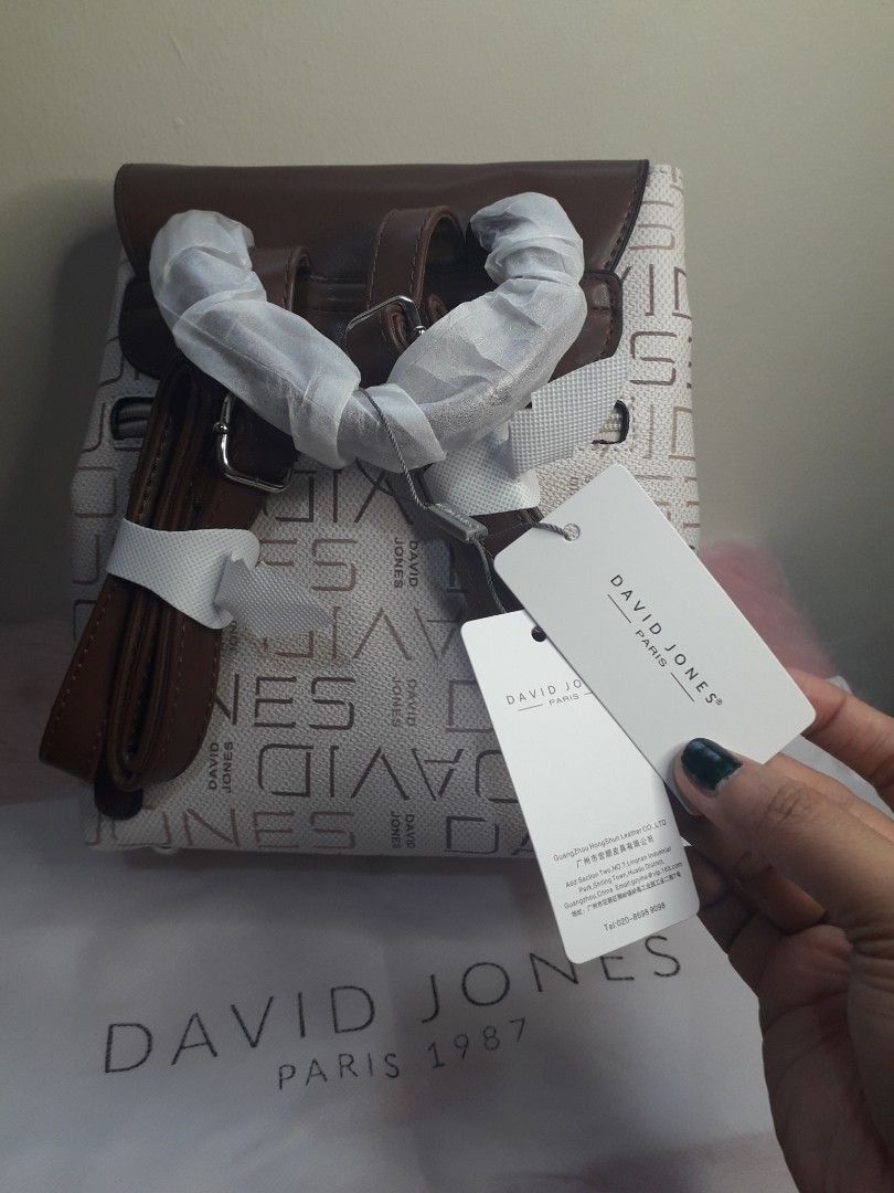 Authentic David Jones Backpack, Women's Fashion, Bags & Wallets ...