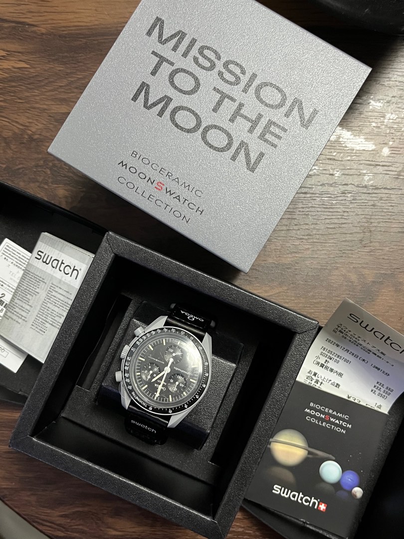 AUTHENTIC Japan Release - Swatch x Omega Bioceramic Moonswatch ...