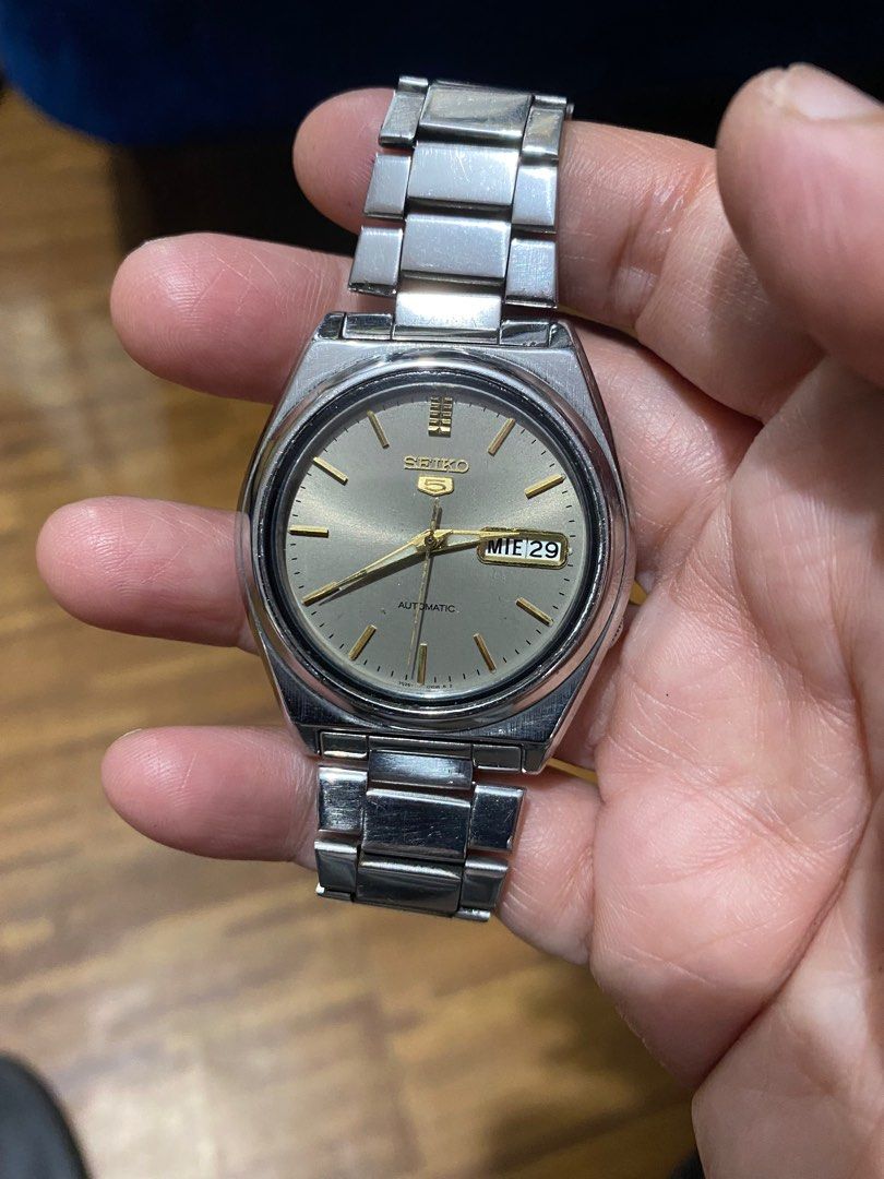 Authentic Seiko 5 Automatic Mens Watch, Men's Fashion, Watches ...