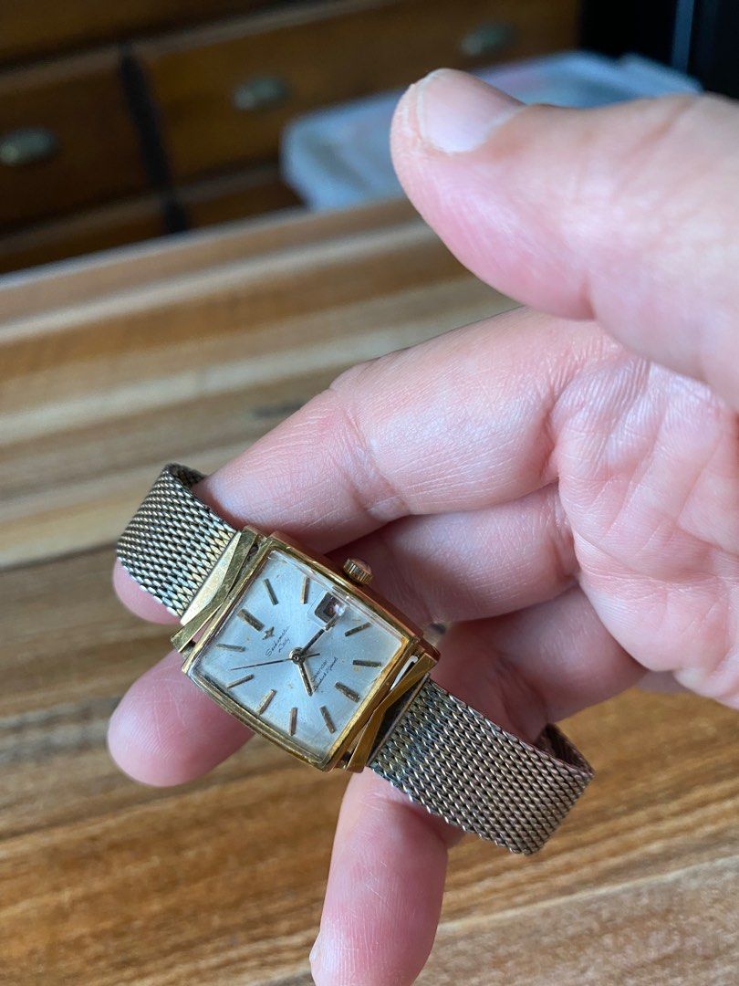 Authentic Seikomatic Lady Calendar Diashock 21 Jewels Hand Wind, Women ...