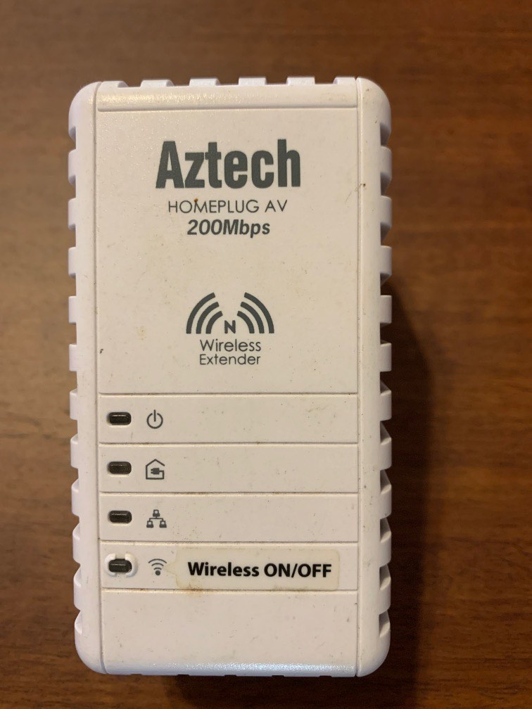 Aztech dual port powerline adaptor, Computers & Tech, Parts ...