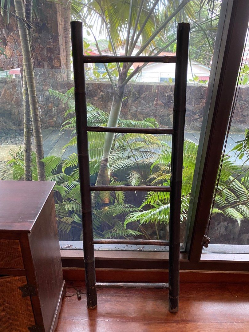 Bamboo ladder, Furniture & Home Living, Home Decor, Other Home Decor on ...