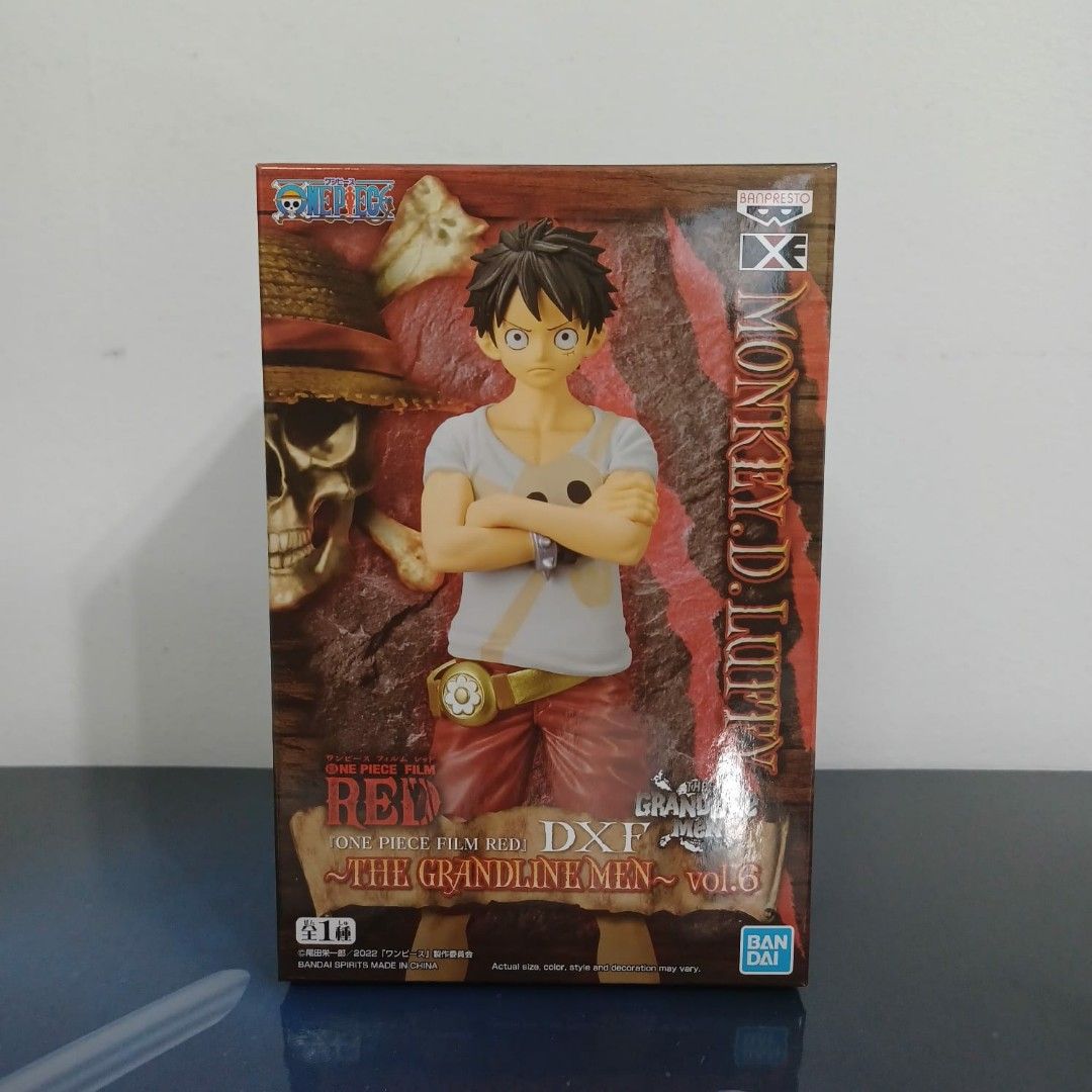 Banpresto One Piece Film Red DXF -The Grandline Men- Vol 6 Monkey .D. Luffy, Hobbies & Toys ...