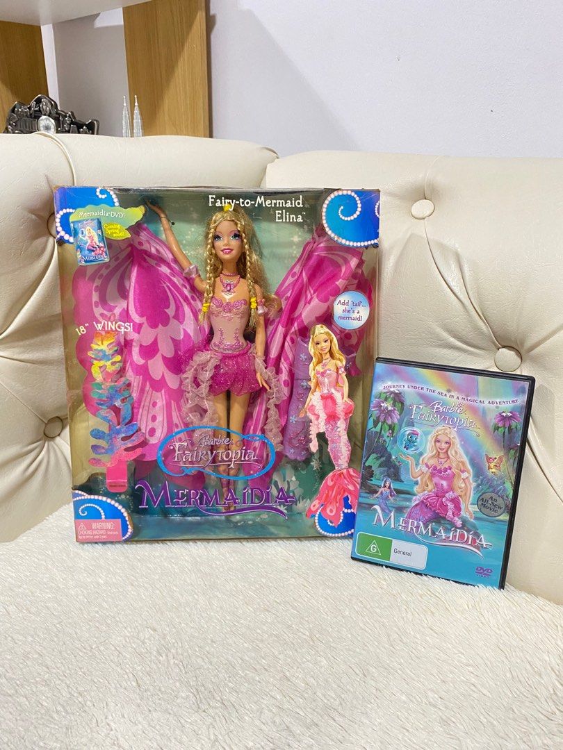 [RFB] Barbie as Elina in Fairytopia: Mermaidia Doll + DVD (Set ...