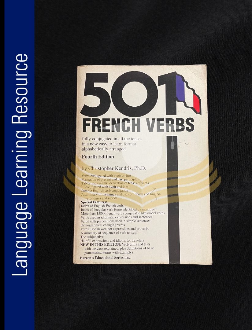 Barron's 501 French Verbs | French Language | French Guide, Hobbies ...