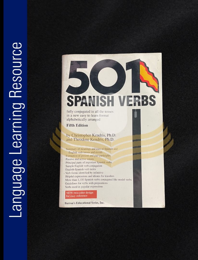 Barron's 501 Spanish Verbs | Spanish Language | Spanish Guide, Hobbies ...