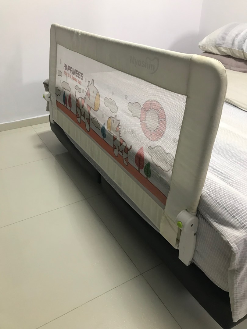 Bed rail guard, Babies & Kids, Baby Nursery & Kids Furniture, Bed ...