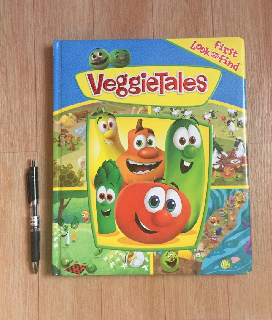 B/New Big Book Veggietales Look & Find Board Book, Hobbies & Toys ...