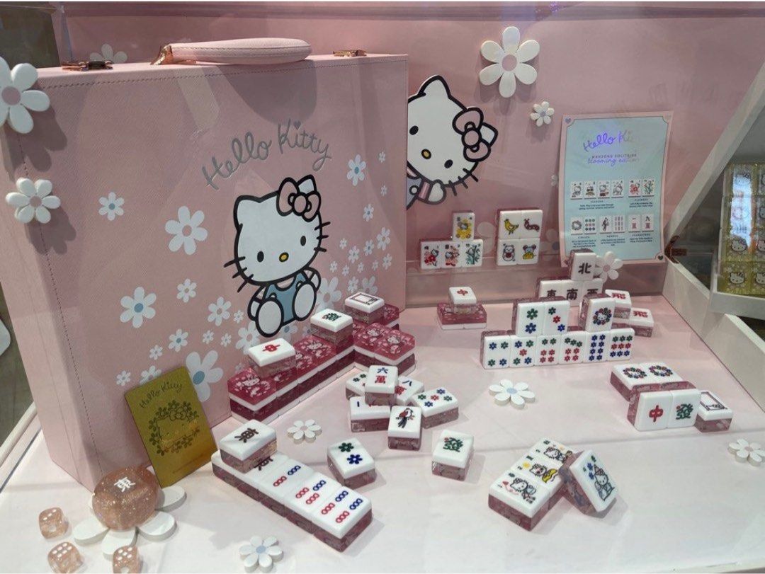 [BNIB] Hello Kitty Mahjong Tiles FairPrice NTUC FairPrice Hello Kitty ...