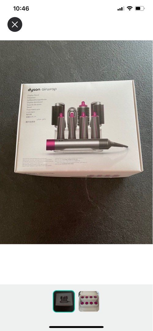 Brand New Dyson Airwrap Pink Stand, Beauty & Personal Care, Hair on ...