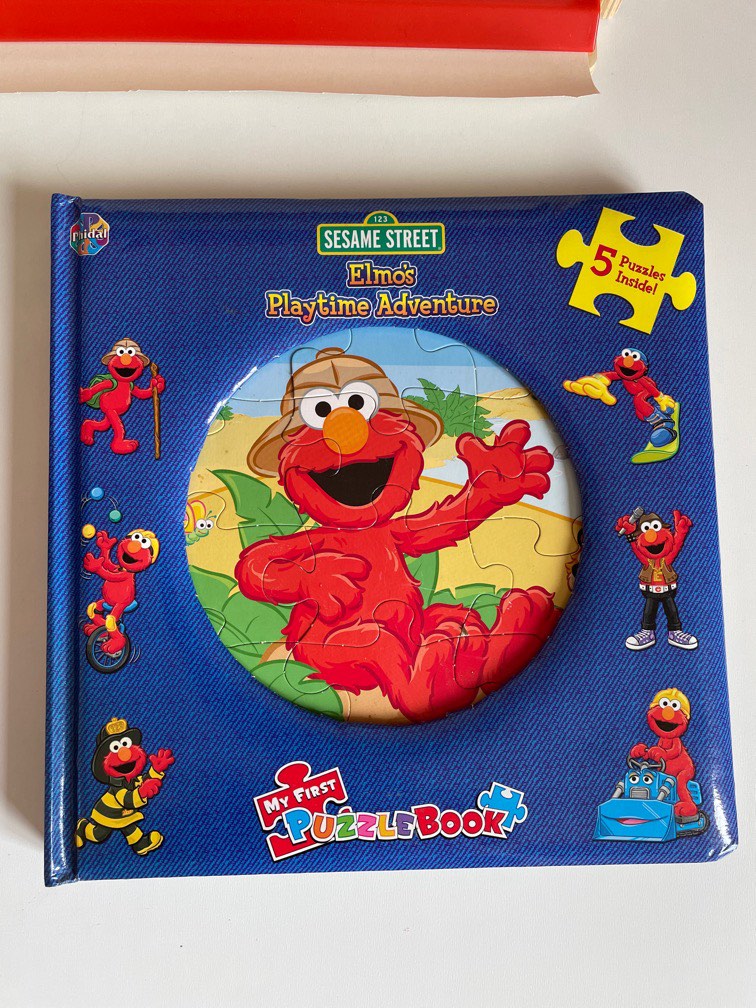 Brand new Elmo Playtime Adventure (Puzzle Book), Hobbies & Toys, Books ...