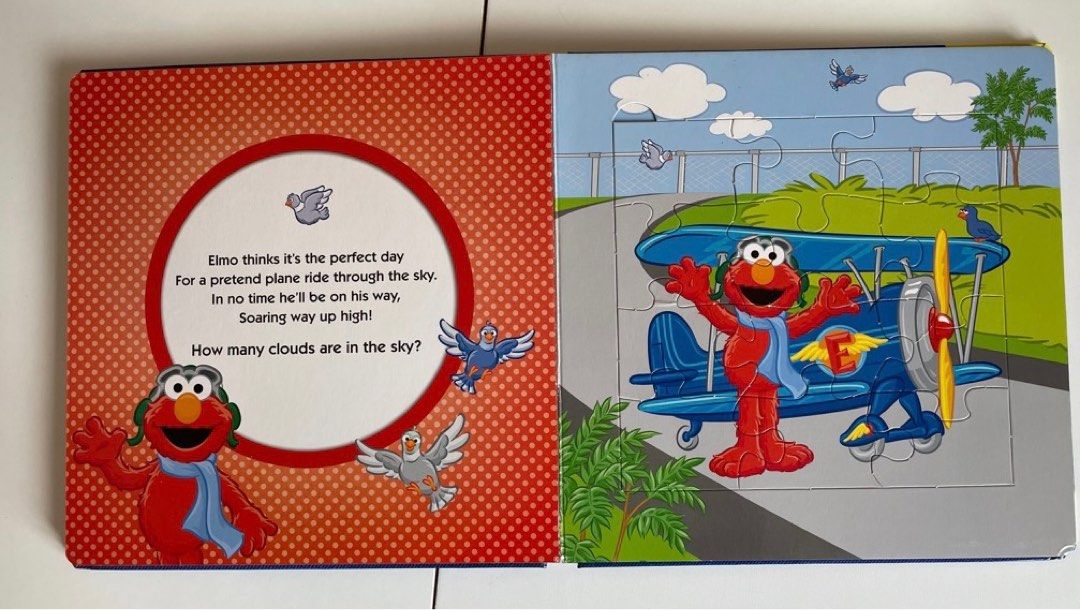 Brand new Elmo Playtime Adventure (Puzzle Book), Hobbies & Toys, Books ...