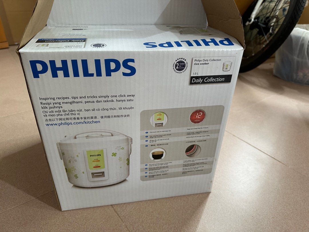 Brand new Philips rice cooker 1.0, TV & Home Appliances, Kitchen ...