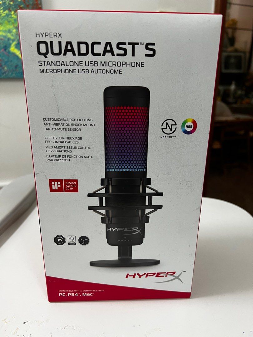 Brand new un open hyper x quad case 5 standalone USB microphone, Audio ...