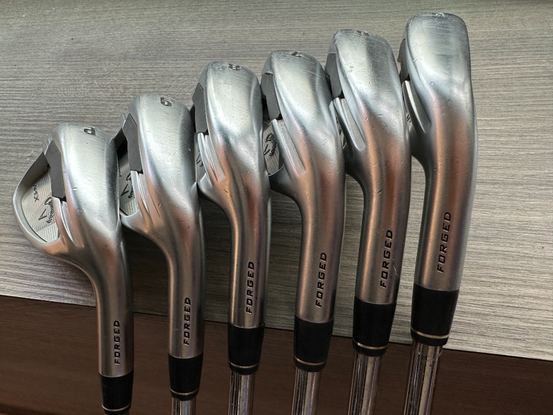 Callaway Apex irons forged (steel) 5 to PW, Sports Equipment, Sports & Games, Golf on Carousell