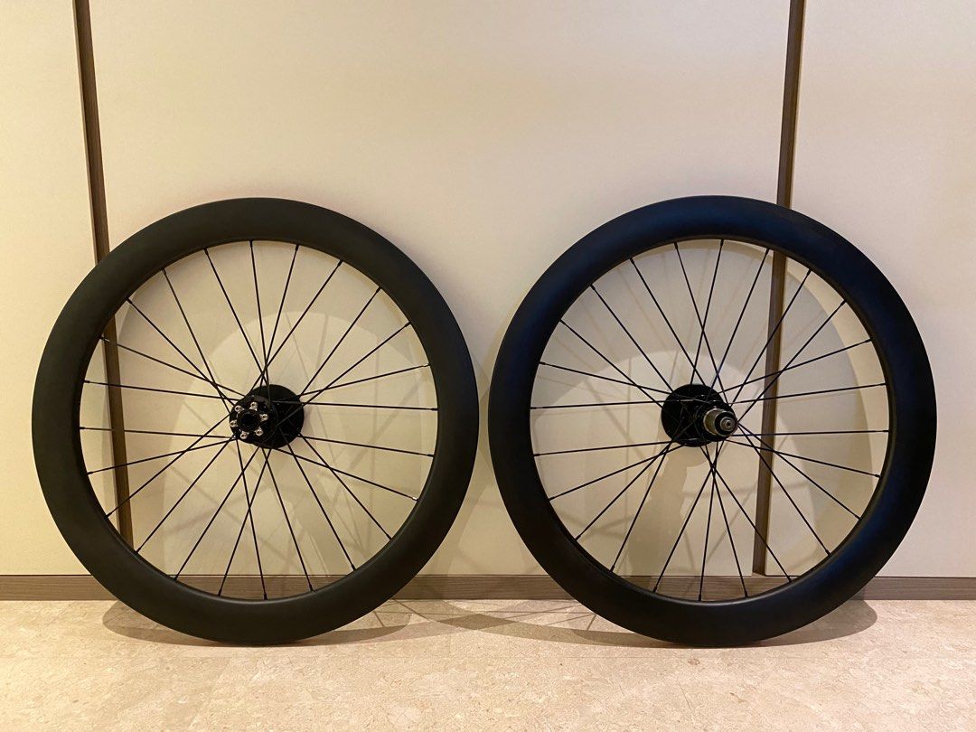 Carbon 60mm Wheelset, Sports Equipment, Bicycles & Parts, Parts ...