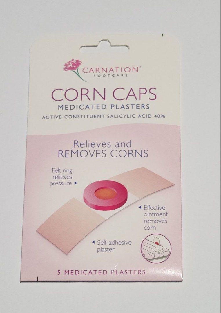 Carnation Corn Caps - Medicated Plasters, Beauty & Personal Care, Foot ...