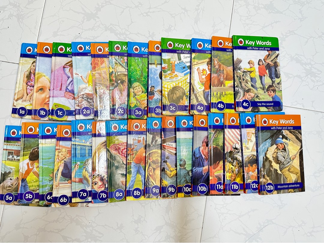 Ladybird Key Words with Peter and Jane Set (28 Books) , Hobbies & Toys ...