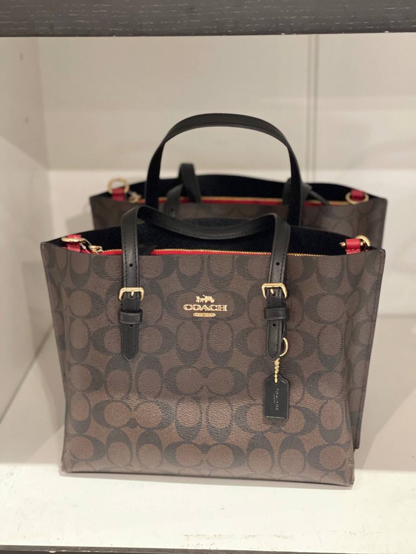 Coach Mollie 25 Crossbody in Signature Brown/Black, Luxury, Bags ...