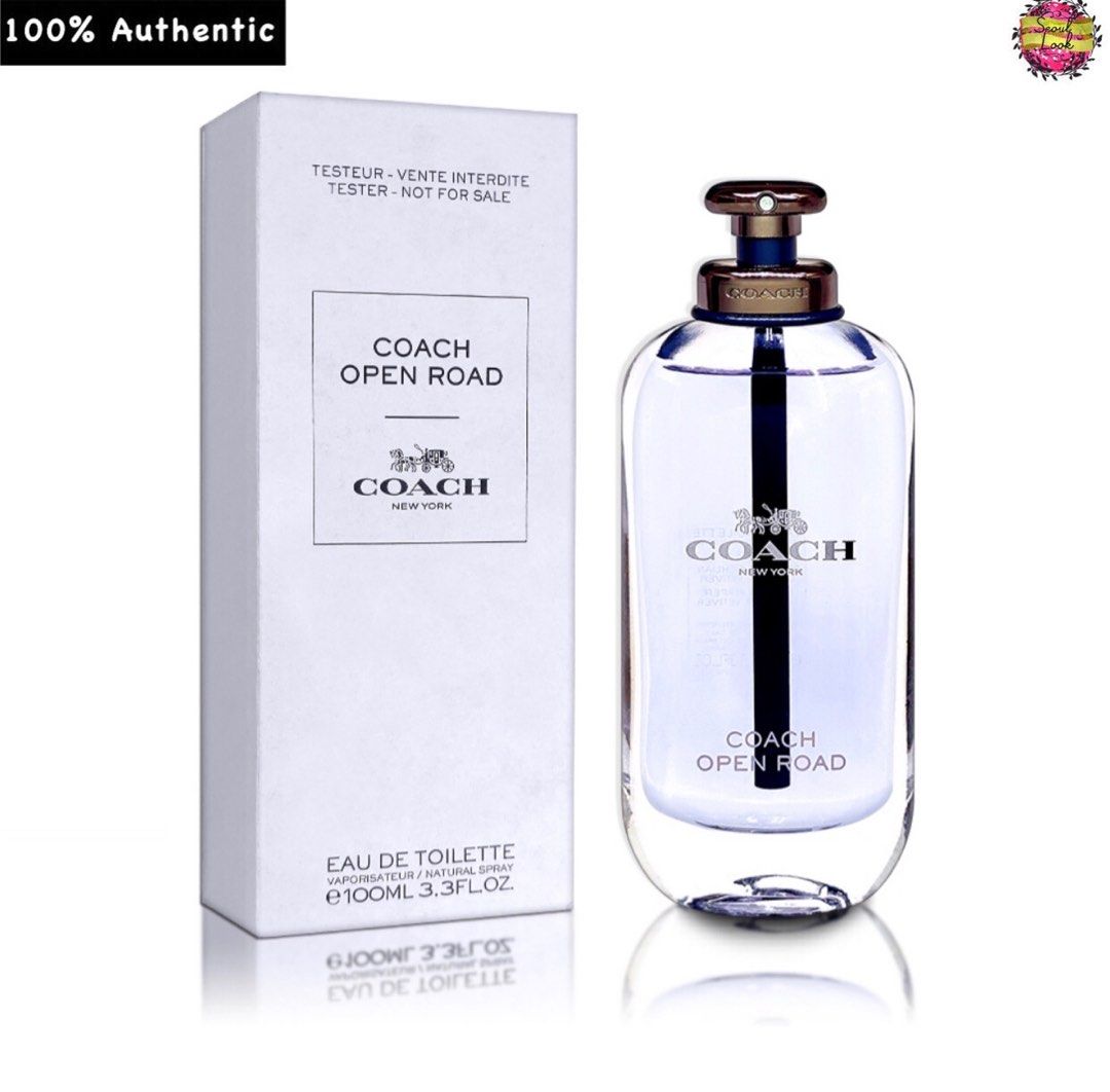 Coach New York Open Road EDT 100ml for Men (Tester/Retail Packaging ...
