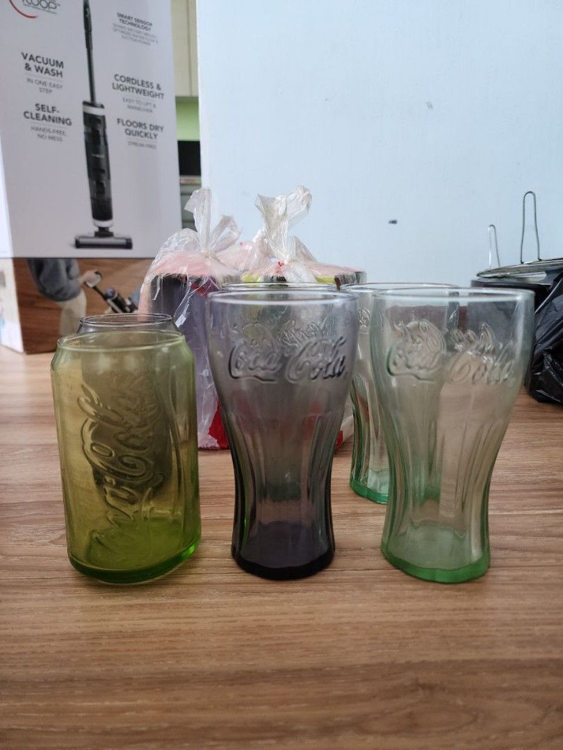Coca Cola Drinking Glasses, Furniture & Home Living, Kitchenware ...