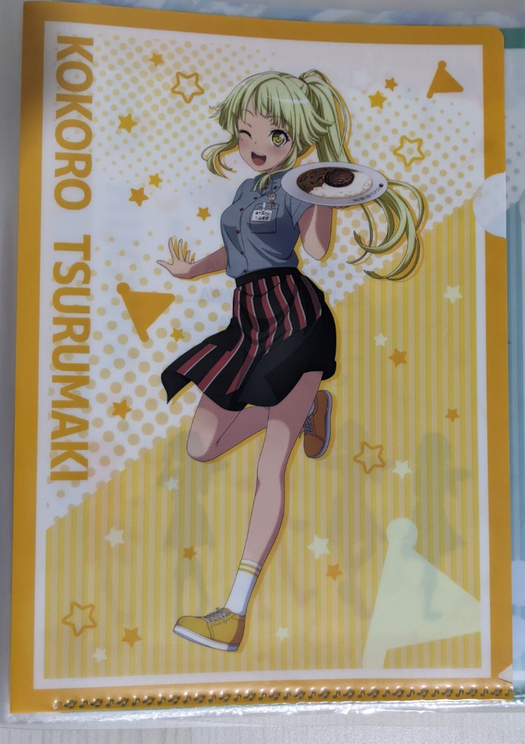 CoCo Curry Bang Dream Kokoro clear file, Hobbies & Toys, Collectibles ...