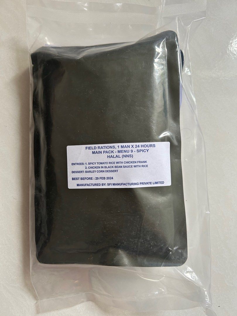 Combat Ration- 24 Hours Main Pack ( New Flavours! ), Food & Drinks ...