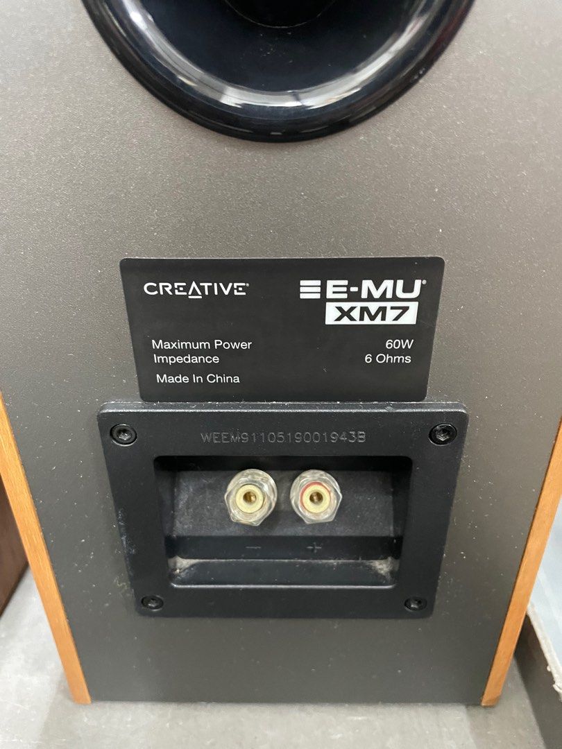 Creative E-MU XM7 Bookshelf Speaker, Audio, Soundbars, Speakers ...