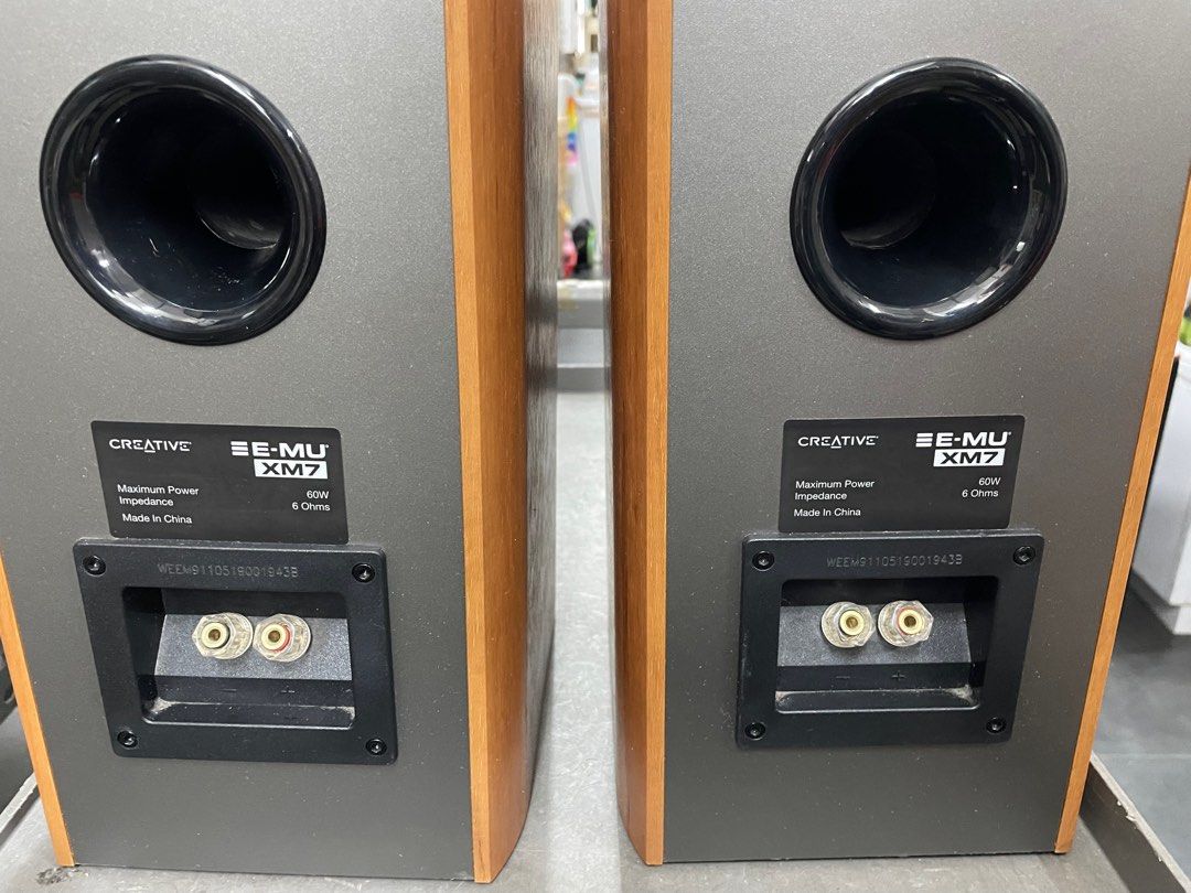 Creative E-MU XM7 Bookshelf Speaker, Audio, Soundbars, Speakers ...